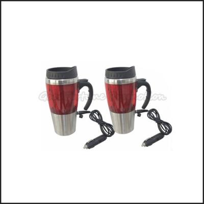 China Promotional car travel stainless steel Electrothermal cup mug water drink cup gift for sale