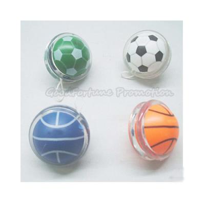 China hot sale Abs Promotion printed logo led flash yoyo ball toy gift for sale