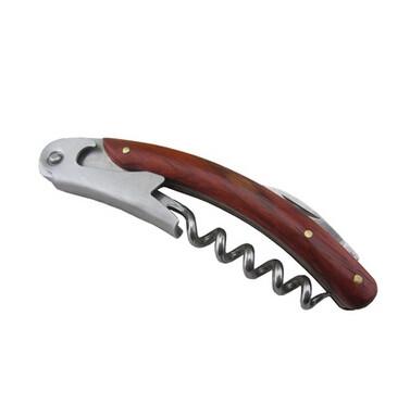 China Promotioal wood stainless steel bottle opener corkscrew for sale