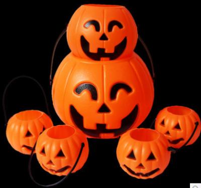 China Protable Pumpkin Pot Halloween Decoration promotion gift for sale