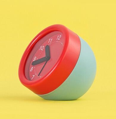 China New promotion gift Knock organizer storable Alarm Clock creative product gift for sale