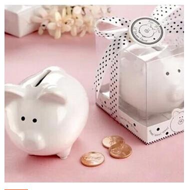 China New promotion gift creative product lovely piggy bank money box wedding gift for sale