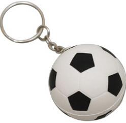 China New promotion creative product soccer football Stress keyring customed logo for sale