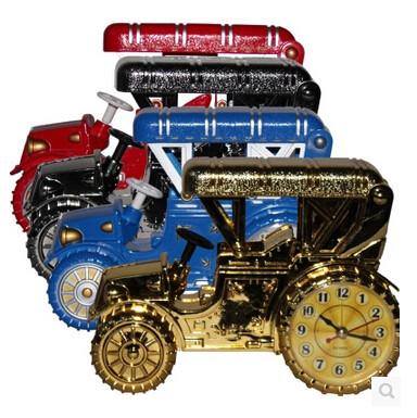 China New creative gift product wecker beat-up car alarm clock toy for sale