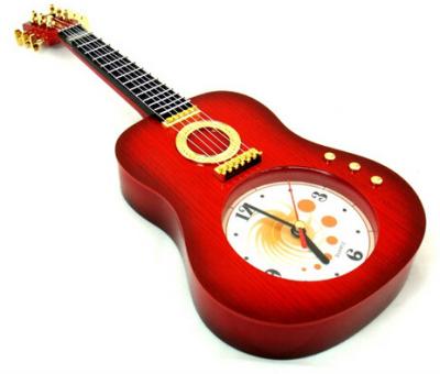 China New creative gift product guita violin alarm clock toy for sale