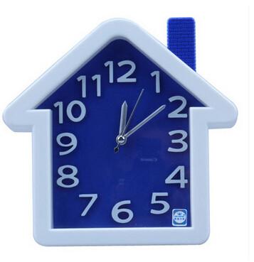 China New creative gift product house shape alarm clock toy for sale
