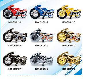China New creative gift product Motorcycle alarm clock toy for sale