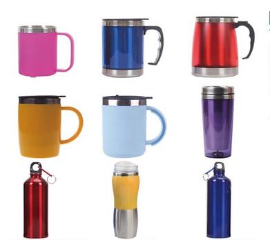 China New creative gift product coloured stainless steel mugs cup for sale