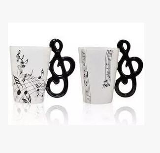 China New creative gift product guita volin ceramic mugs cup for sale
