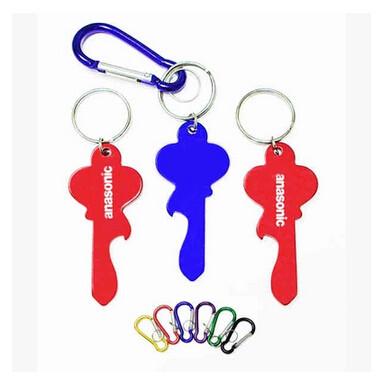 China New creative gift product metal key bottle opener keychain keyrings for sale