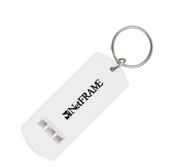 China New creative gift product whistle keychain keyrings for sale