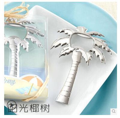 China New creative gift product wedding gift Coconut tree bottle opener for sale