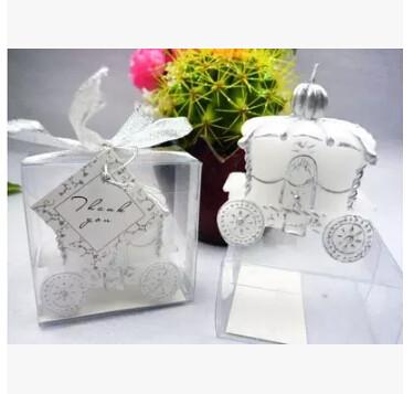 China New creative promotion gift product wedding gift Pumpkin car party festival candle for sale