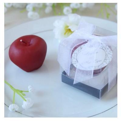 China New creative promotion gift product wedding gift festival apple party candle for sale