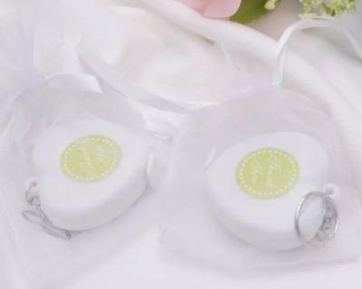 China New creative promotion gift product wedding gift tape keychain keyrings for sale