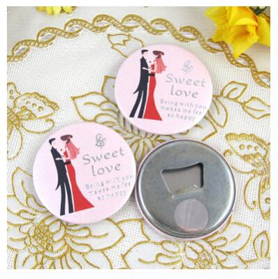 China New creative promotion gift product wedding gift fridge magenet bottle opener for sale