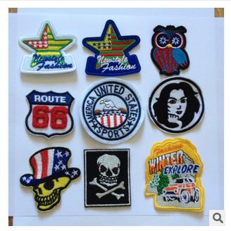 China New promotional customed logo cloth Embroidery patch sports badge club outdoor activity for sale