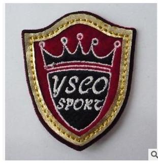China New promotional customed logo cloth Embroidery patch sports badge club outdoor activity for sale
