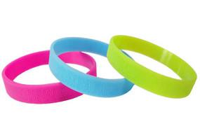 China New customed print logo promotional silicon bracelet sprots club outdoor advertising gift for sale