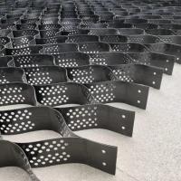 China HDPE Geocell 100mm Gravel Grid for Driveway Ground Reinforcement and Slope Protection for sale