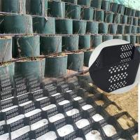 China Textured Smooth HDPE Geocell 100mm Height for Retaining Wall Slope Protection Highway Construction for sale