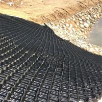 China HDPE Geocell 100mm Height ASTM Standard Honeycomb Gravel Driveway Paving Grid for Soil Stabilization for sale