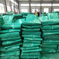 China PE Tarpaulin with Stripe Woven Pattern Waterproof 50-300 GSM UV Treated for Truck Cover for sale