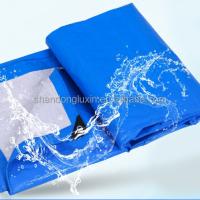 China PE Coated Woven Tarpaulin Waterproof Flame Retardant 50-300 GSM UV Treated for sale