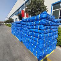 China PE Coated Woven Tarpaulin Waterproof Flame Retardant 50-300 GSM UV Treated for sale
