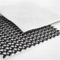 China Luxin 3D Composite Drainage Geonet 7mm Thick High Tensile Strength for Road Base for sale