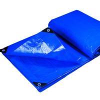 China Heavy Duty PE Tarpaulin Waterproof UV Treated Truck Cover 6x8m 180 GSM for sale