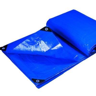 China Heavy Duty PE Tarpaulin Waterproof UV Treated Truck Cover 6x8m 180 GSM for sale