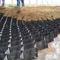 China Graphic Design Geo Cell Parking Geocell Road Paver Driveway Geocell Erosion Control Ground Grid Slope Geocell for sale