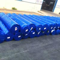 China Heavy Duty PE Tarpaulin Waterproof UV Treated Truck Cover 6x8m 180 GSM for sale