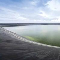 China HDPE Geomembrane 1mm 2mm Waterproof Liner for Pond Dam Fish Farm Tank Lining for sale