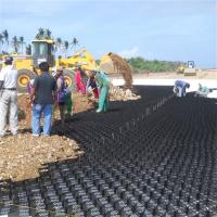 China Graphic Design Capable Geocell for Gravel Stabilization Black Yellow White Green for sale