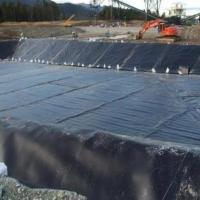 China HDPE Geomembrane 1.5mm Thick for Pond Lining Fish Farm Dam Lake Waterproof Seepage Control for sale
