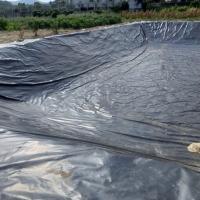 China HDPE Geomembrane 1.5mm Thick for Pond Lining Fish Farm Dam Lake Waterproof Seepage Control for sale