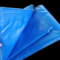 China PE Tarpaulin Sheet Roll Anti-UV Waterproof Tear-Resistant HDPE 50-300gsm for Truck Boat Covers for sale