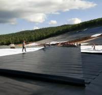 China 1.0mm HDPE Geomembrane for Fish Pond Width 1-6m Chemical Resistant Black Geomembrane Liner for sale