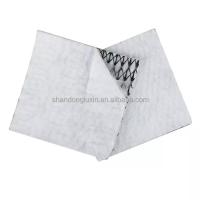 China Rapid Construction 3D Plastic Drainage Geocomposite Geonet 8mm x 6mm with Long Fiber Geotextile for sale