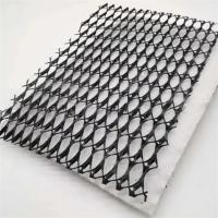 China Rapid Construction 3D Plastic Drainage Geocomposite Geonet 8mm x 6mm with Long Fiber Geotextile for sale