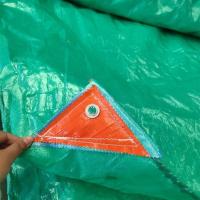China Heavy Duty PE Tarpaulin Waterproof Plaid Style Cover Sheet 100m Width for Truck Tent for sale