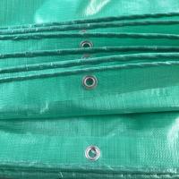 China PE Coated Rainproof Tarpaulin 100-200gsm Waterproof Heavy Duty Outdoor Cover 2-12m Width for sale
