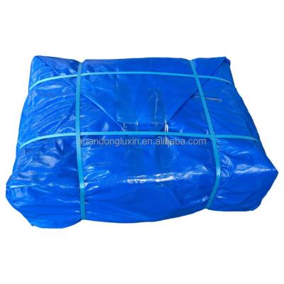 China Waterproof Windproof Sunshade PE Tarpaulin Sheet 6x8m Custom Color Fabric UV Treated for sale