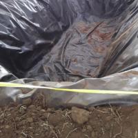 China 1mm HDPE Fish Pond Liner 50m-100m Length for Aquaculture Dam Lining for sale