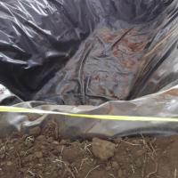 China HDPE Geomembrane Pond Liner 1.5mm Smooth Waterproofing Sheet for Aquaculture Fish Farm for sale