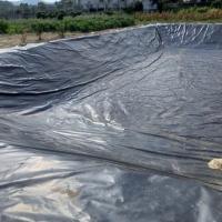 China HDPE Geomembrane Pond Liner 1.5mm Smooth Waterproofing Sheet for Aquaculture Fish Farm for sale