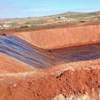 China HDPE Aquaculture Pond Liner Geomembrane 0.3mm-3.0mm for Fish Shrimp Farm for sale