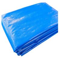 China Custom Woven HDPE Tarpaulin 50-300gsm Waterproof Anti-UV Outdoor Cover Fabric for sale